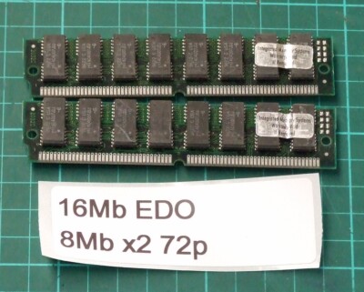 16Mb EDO Ram (2x 8Mb 60ns 72-pin simms) MT brand | eBay Australia