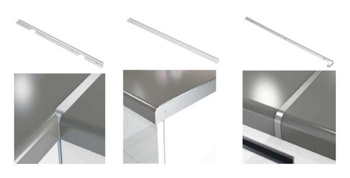 Aluminium Kitchen Worktop Joining Strips End Straight Corner Joint ...