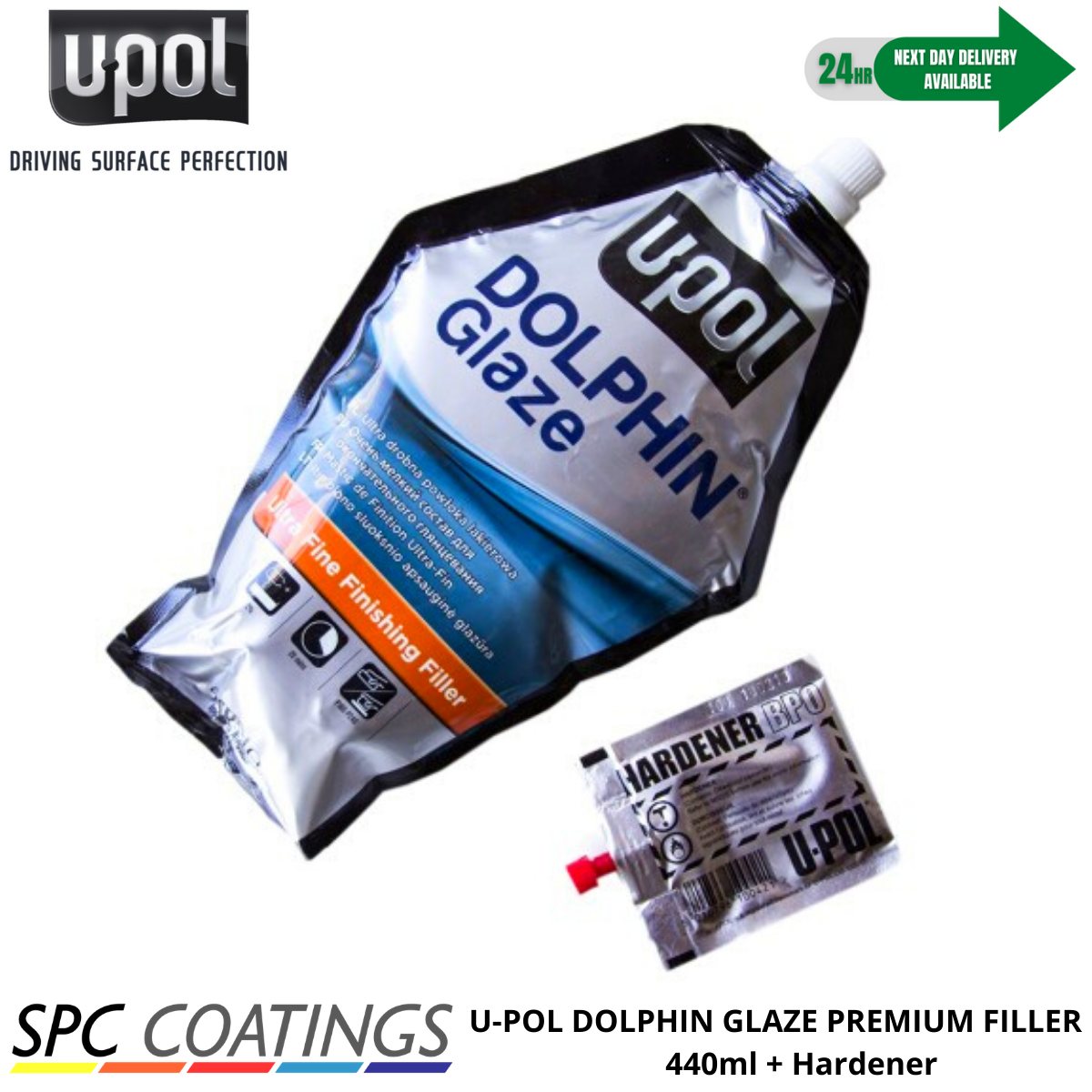 Dolphin Glaze UPOL Body Filler Stopper Car Repair Putty Hardener U-POL ...
