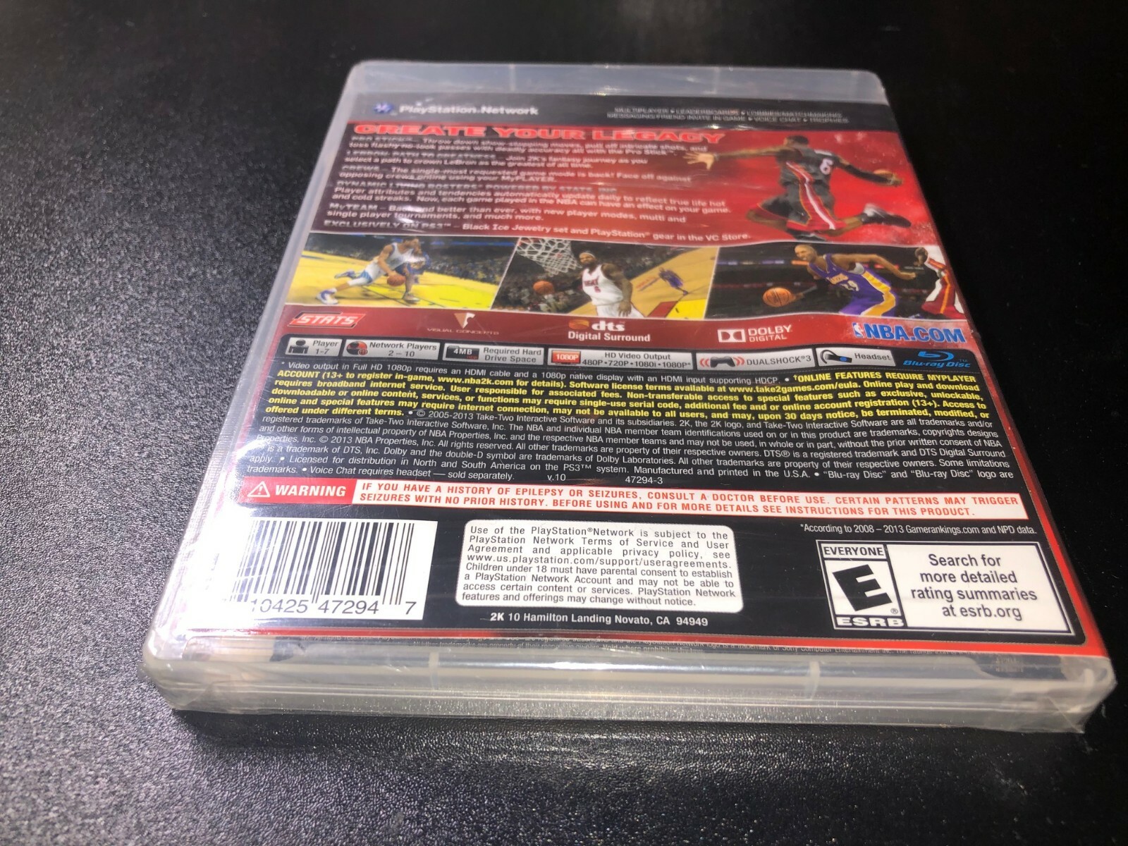 NBA 2K14 PS3 BRAND NEW FACTORY SEALED Lebron James cover 🔥Fast Shipping ...