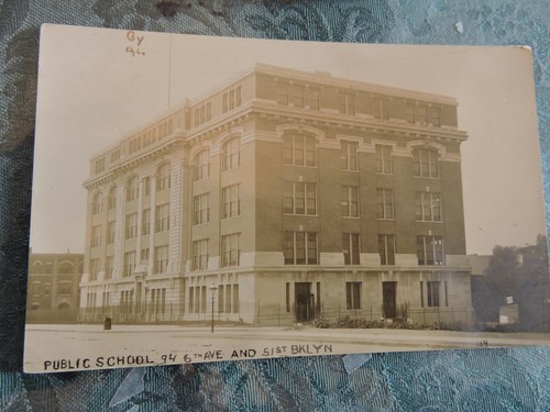 1910 RPPC PS-94 6th Av & 51 St. Sunset Park Bay Ridge Brooklyn NYC Post ...