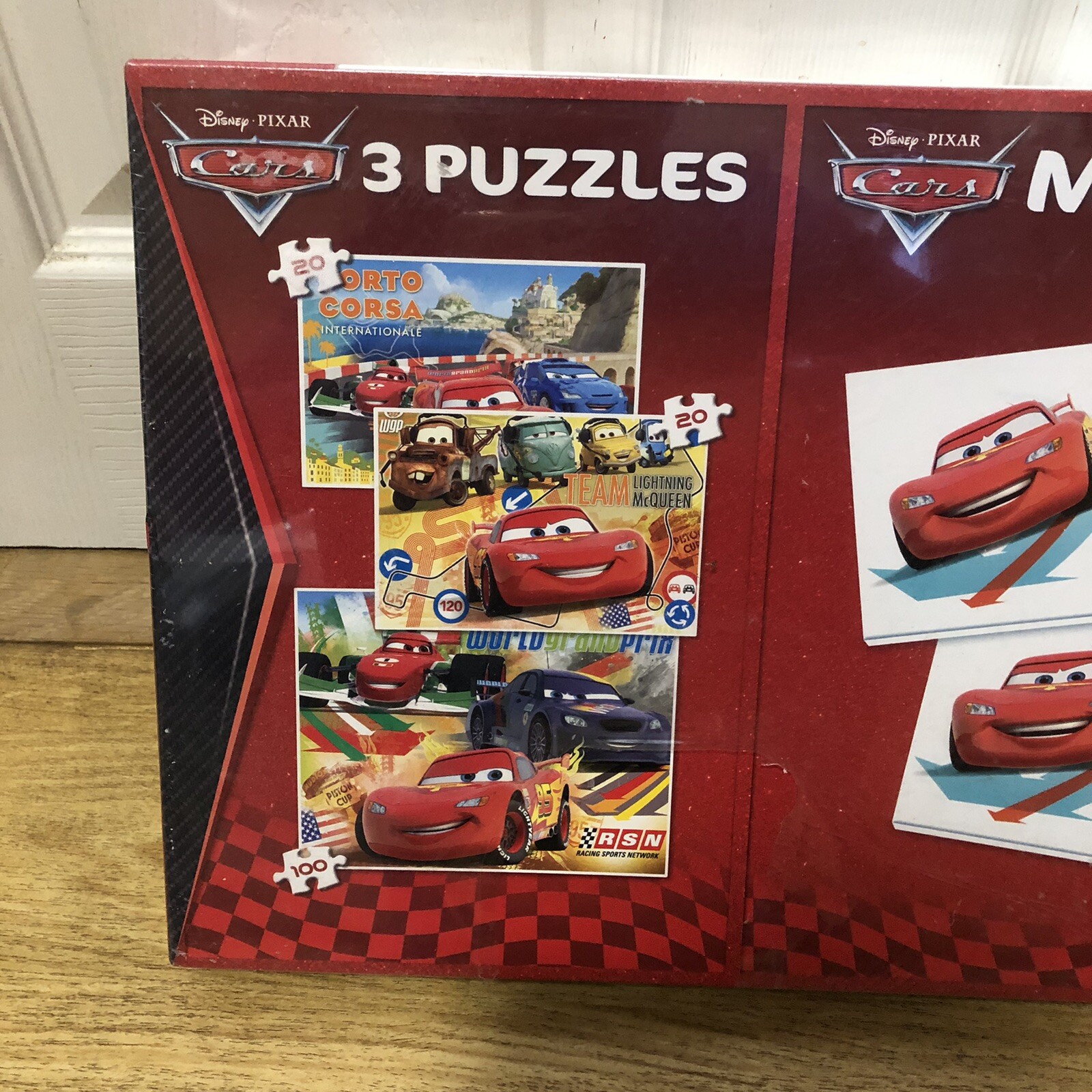 Disney Pixar Cars - 3 Puzzles & Cars Memo Game - New & Sealed | eBay UK