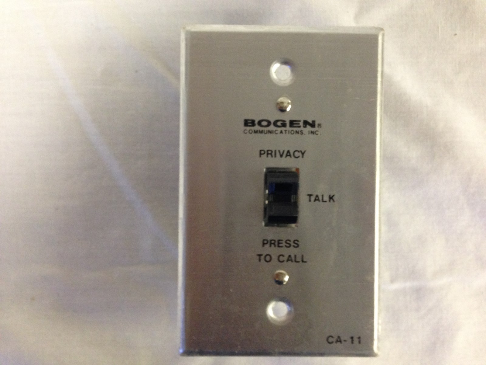 Bogen CA-11 Press To Call - Privacy 3 Position Intercom Switch | eBay
