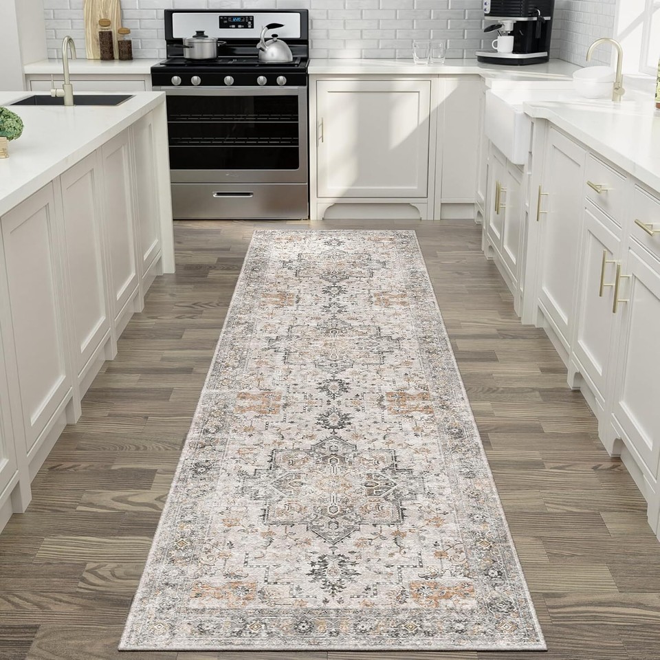 Runner Rug 2x5 Non Slip Machine Washable Vintage Hallway Runner Rug | eBay