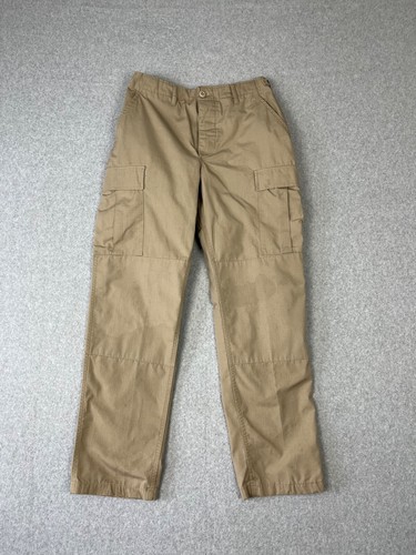 Army Pants Adult 31x32 Tan Button Fly Cargo Utility Combat Trouser ...