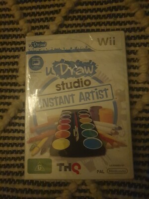 uDraw Studio Instant Artist *New / Sealed (Nintendo Wii, 2011) Wii Game ...