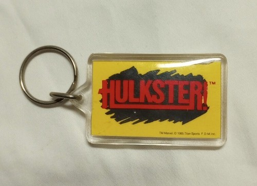 Hulk Hogan Hulkster Yellow Red Keychain Keyring 1985 | eBay