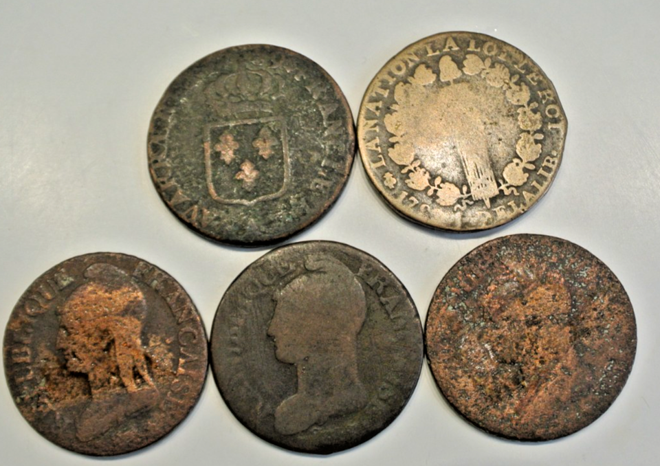 KING LOUIS XVI (circula louisiane) 5 COINS | eBay