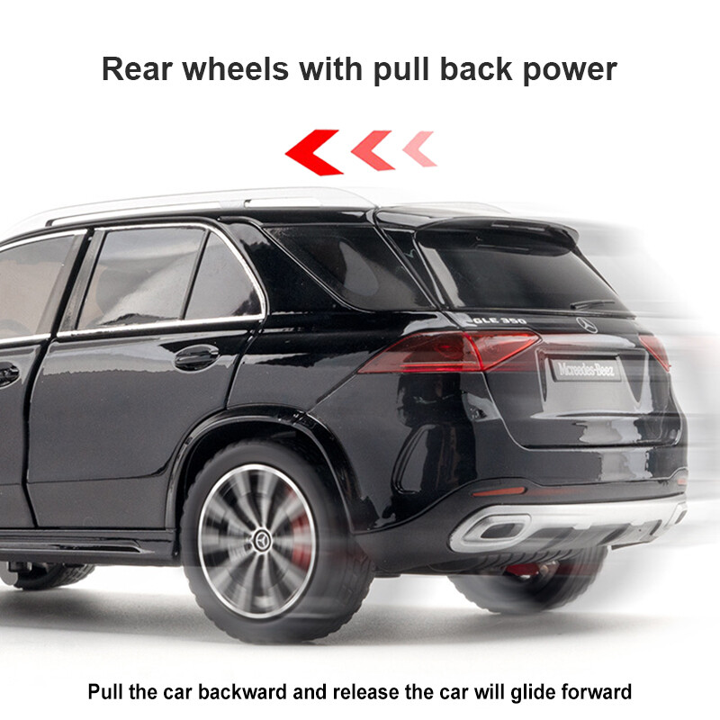 1:24 Diecast Vehicle for Mercedes-Benz GLE350 Model Car Toy Sound Light ...
