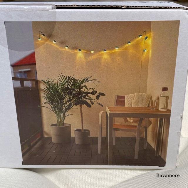 IKEA SOLVINDEN String Light with 12 Bulbs LED Outdoor Lamp 204.845.82 ...