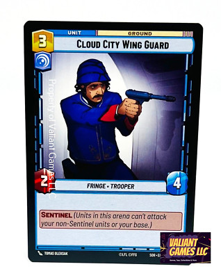 Star Wars Unlimited Cloud City Wing Guard #063 Spark of Rebellion | eBay