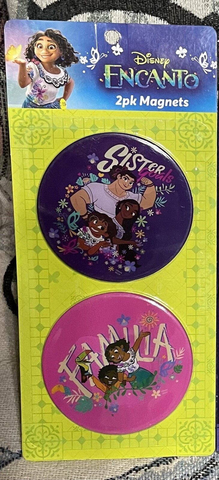 Disney Encanto Round Magnets 4" Power Trio Brand New Sealed 2 Pack | eBay