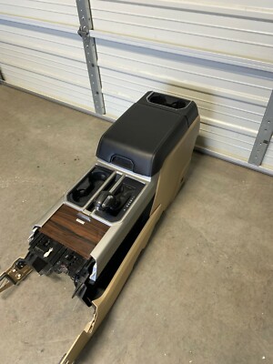 FORD F150 F250 F350 TAN CENTER CONSOLE 2015 2016 2017 2018 2019 2020 ...
