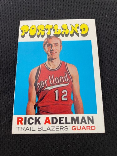 RICK ADELMAN 1971-72 TOPPS PORTLAND TRAILBLAZERS LEGEND BASKETBALL CARD ...