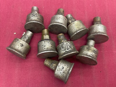 Vintage 9pc Plated Brass Grease Cups 1/8 Npt Female Unmarked ...