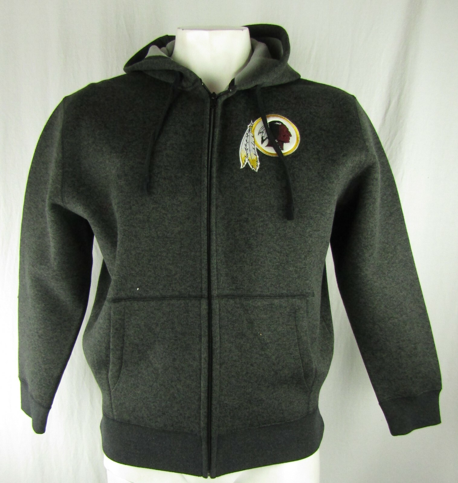 Washington Redskins Vintage NFL Men's Full-Zip Heavy Weight Sweatshirt ...