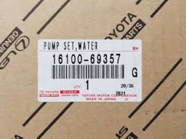 1610069357 Water Pump ASSY 16100-69357 Toyota Genuine Part for sale ...