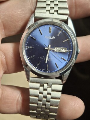Phasar Blue Dial Quartz Mens Vintage 1980s Retro Watch | eBay