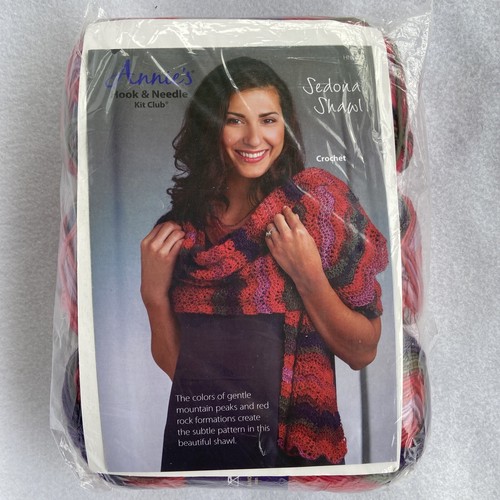 Annie's Hook and Needle Club Sedona Shawl Kit • HNK975 • New | eBay