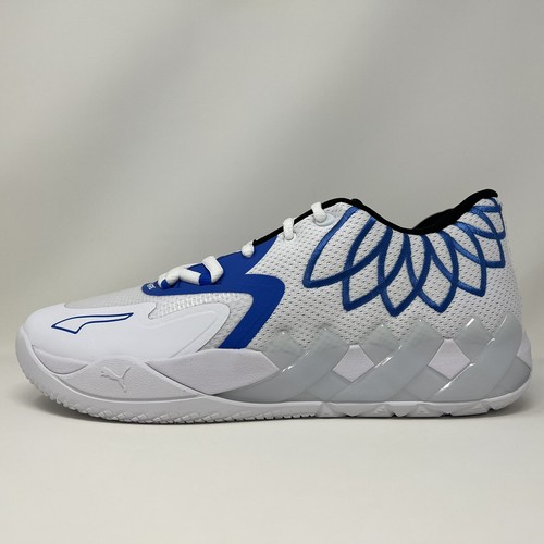 PUMA MB.01 MB1 Lo Team Colors White Royal Blue LaMelo Men's Size 12 ...
