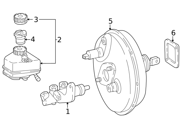Mercedes Benz Genuine G550 4X4 G63 AMG G550 2013-2018 Master Cylinder ...