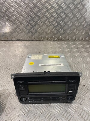 2005 VOLKSWAGEN GOLF STEREO RADIO CD PLAYER HEAD UNIT 1K0035186L #2 ...