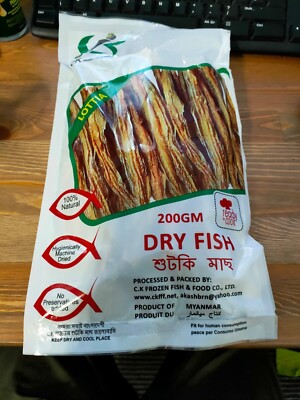 Authentic Dried Fish Bombay Duck / Lotia 200g - Same Day Dispatch-Uk ...