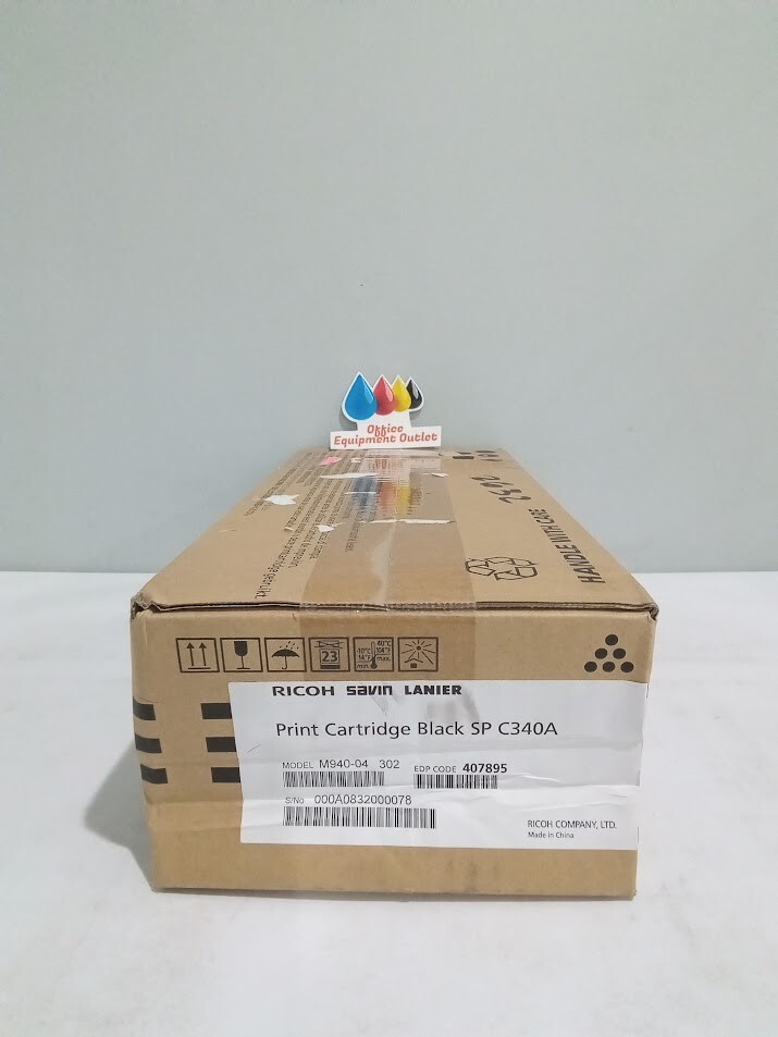 Ricoh 407895 SP C340A Black Toner Cartridge | eBay