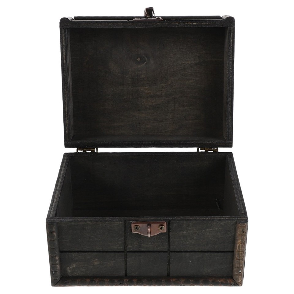 Decorative Rustic Box Retro Vintage Treasure Chest Jewelry Storage ...