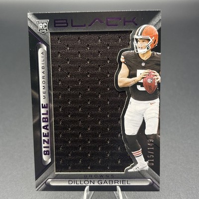 2025 Dillon Gabriel Sizable Memorabilia Rookie Card /149 Panini Black ...