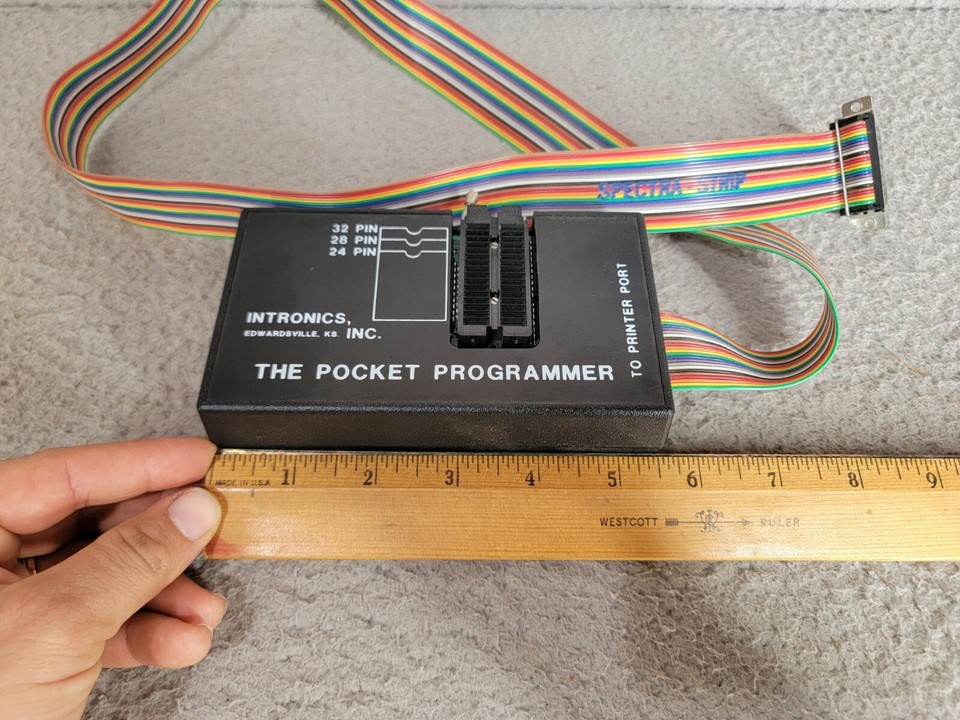 INTRONICS THE POCKET PROGRAMMER w/ PRINTER Port Untested AS IS | eBay
