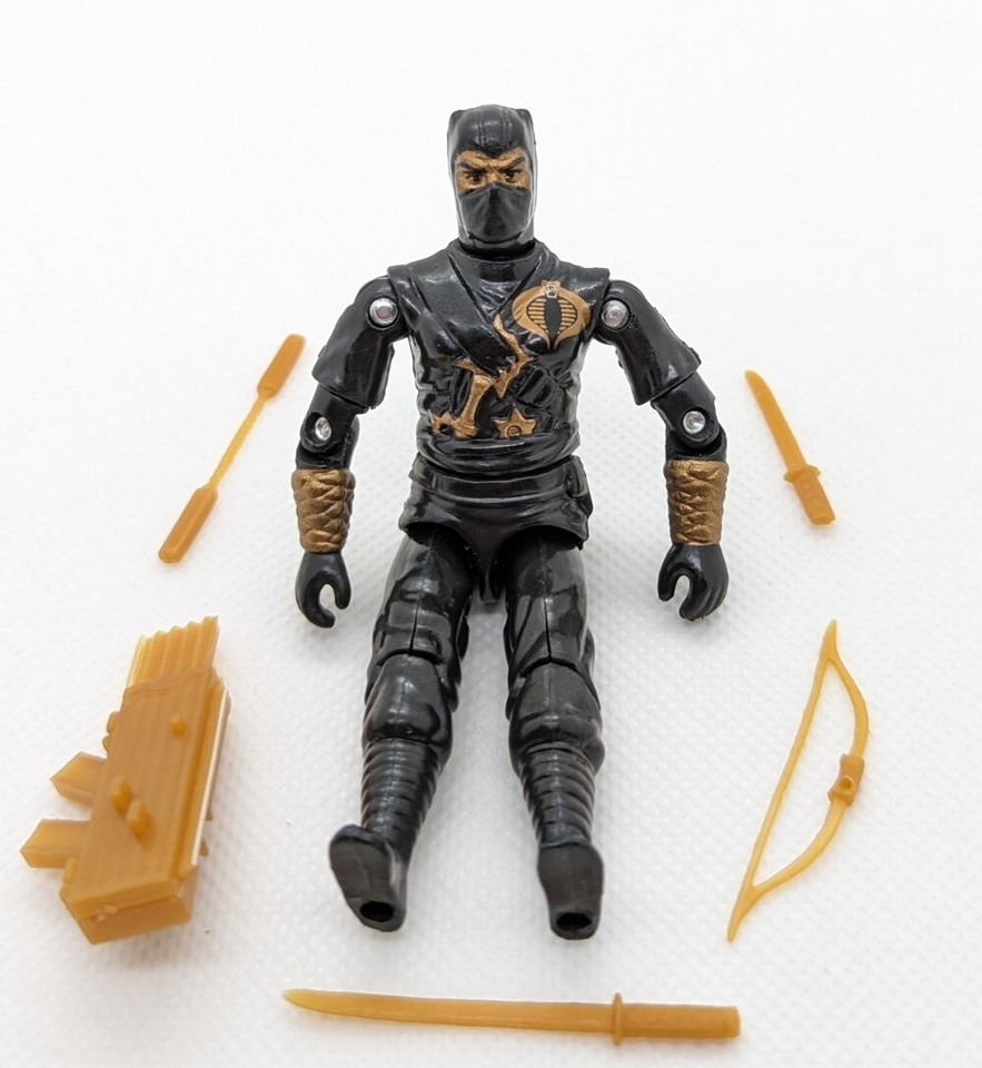 GI Joe Black Major Custom Cobra Ninja Ku Viper Storm Shadow Plastirama ...