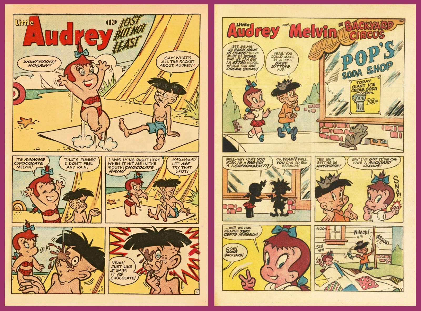 Little Audrey Harvey Comics On Two PC DVD Rom’s (CBR Format) | eBay