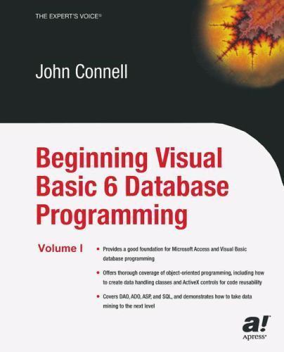 Beginning Visual Basic 6 Database Programming, Paperback by Connell ...