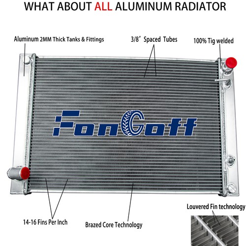 Radiator+Condenser For 2010-2020 Nissan 370Z, Infiniti G25 G35 G37 2.5L ...