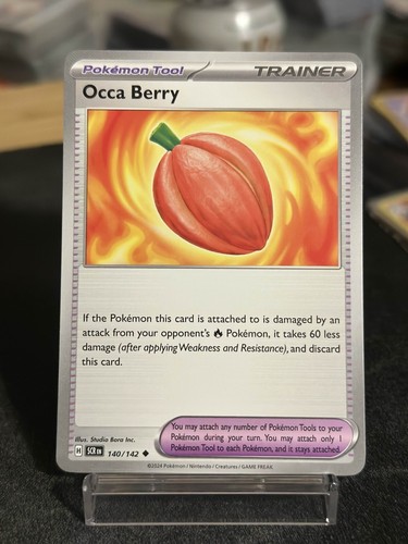 Occa Berry 140/142 Stellar Crown Uncommon PACK FRESH Trainer Pokemon ...