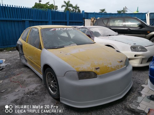 FIT FOR HONDA CIVIC EG6 DRAG CAR DRAGCAR B.A.R. STYLE BODY KIT | eBay