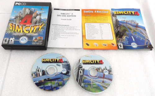 SimCity 4: Deluxe Edition (PC CD-ROM, 2005) Complete w/Manual & Code | eBay
