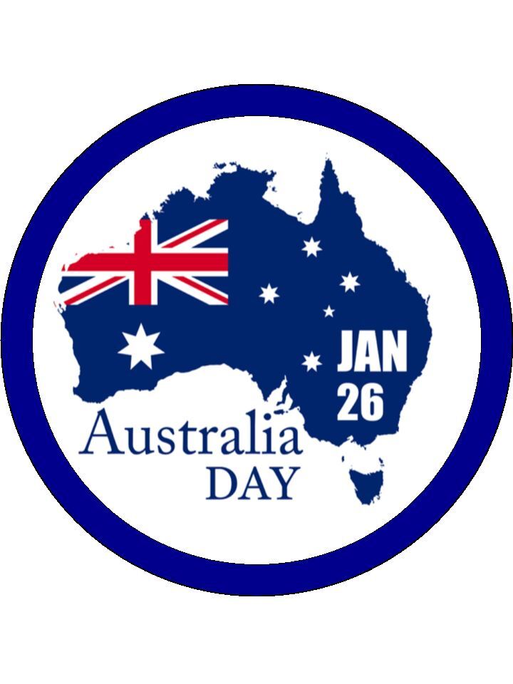 Australia Day 26th January Cake Topper Edible Icing Cake Decorations | eBay