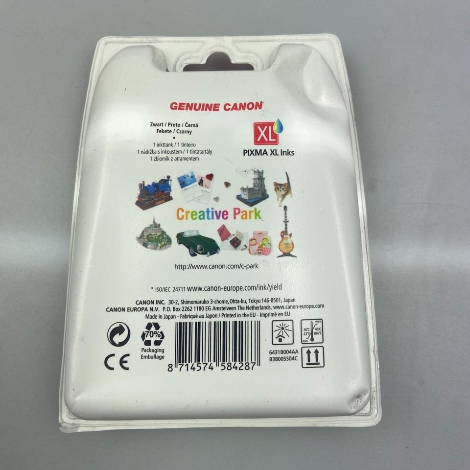 Genuine Canon PGI-550XL Black Ink Original Cartridge Pixma MG5450 PGBK ...