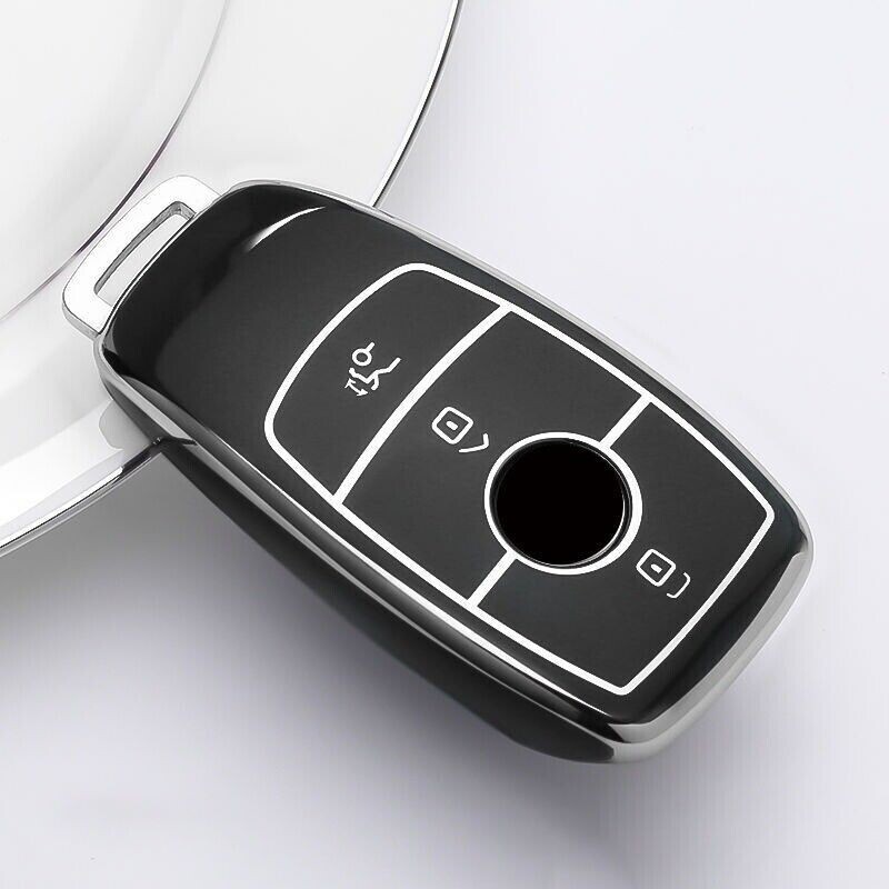 Key Cover Fob Case Shell for Mercedes Benz A C E S G Class GLS GLC CLE ...
