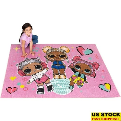 LOL Surprise Non Slip Kids Area Rug Soft Durable Playroom Bedroom ...