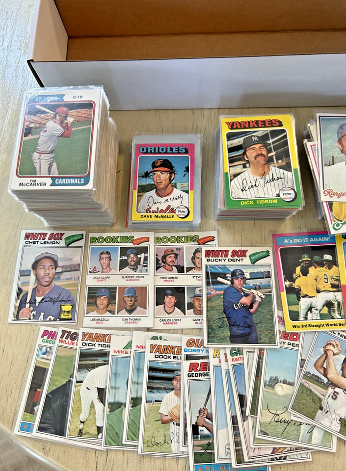 1970s Topps Baseball Lot - See Pictures and Description | eBay