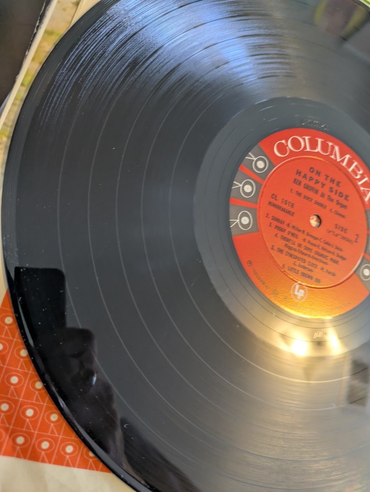 KEN GRIFFIN ~ On The Happy Side POP JAZZ FUN LP Solid VG Record **FREE ...