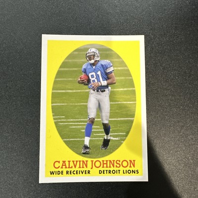 Calvin Johnson 2007 Topps Rookie Card #8 Lions RC football | eBay