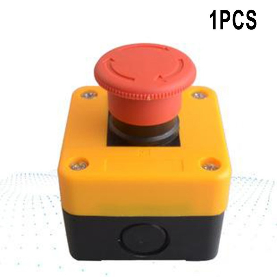 22mm Red Plastic Push Button Switch 600V 10A for Hotel and Building Use ...