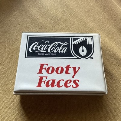 Coca Cola Footy Faces Complete Set Of 47 With Album AFL 1995 Pogs ...
