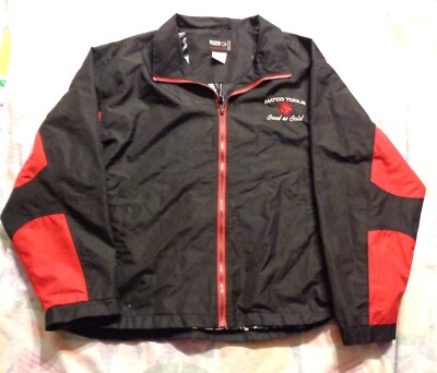 MATCO Tools Good As Gold Men's XL Lined Windbreaker Jacket Multicolor ...