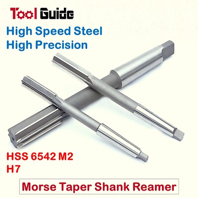 12mm-30mm HSS M2 Morse Taper #1-3 Shank Reamer H7 Machine High Speed ...