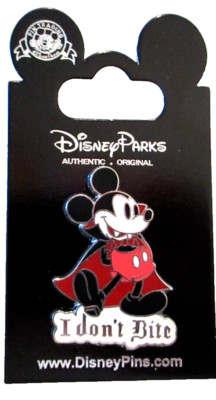 DISNEY 2009 MICKEY MOUSE I DON'T BITE VAMPIRE NOT SO SCARY HALLOWEEN ...